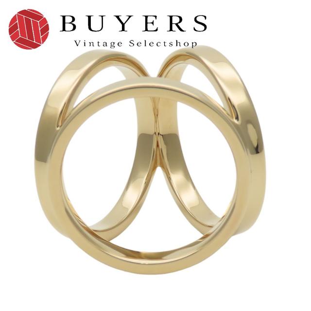 中古 エルメス スカーフリング トリオ メタル ゴールド GP アクセサリー メッキ レディース 女性 HERMES