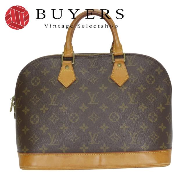 中古 ルイ・ヴィトン ハンドバッグ アルマ 旧型 M51130 モノグラム ブラウン 定番 人気 レディース 女性 LOUIS VUITTON