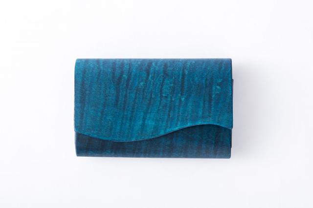 取寄品 sciva シーバ 木で作られたファッションアイテム 木製 カードケース 名刺入れ CAD-001-BLU 送料無料