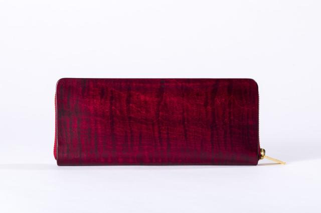 取寄品 sciva シーバ 木で作られたファッションアイテム 木製 ウォレット 長財布 ロングウォレット WAL-002-RED 送料無料