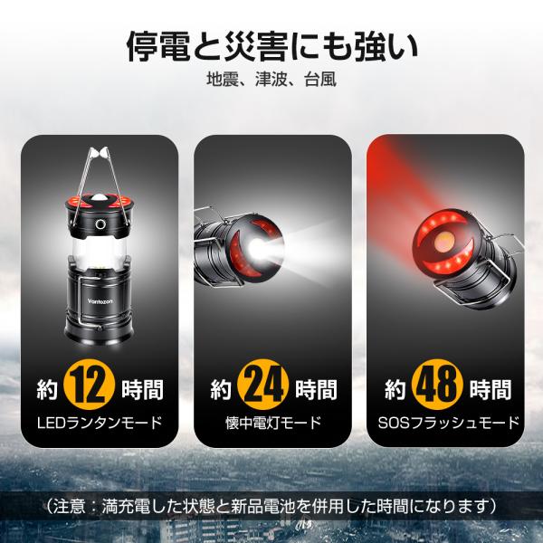 ランキング1位】 ランタン led 災害用 キャンプ フラッシュライト