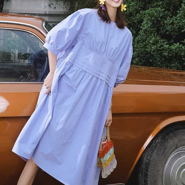 ワンピース 上着 人気 おすすめ おしゃれ お洒落 激安 安い 送料無料 プチプラ 長袖 ロング ふわふわ ふんわり オーバーサイズ 膝丈 無地 ポリエステル 可愛い かわいい 韓国 シンプル