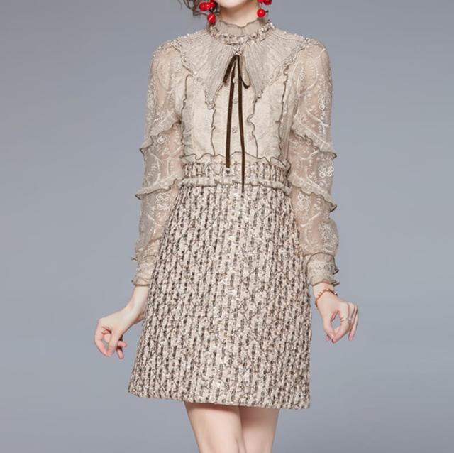 ワンピース 上着 人気 おすすめ おしゃれ お洒落 激安 安い 送料無料 プチプラ シースルー ハイネック タイト ふわふわ ふんわり Aライン 膝丈 ミニスカート フリル 透け 可愛い かわいい