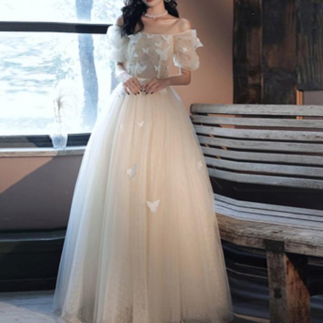 ドレス おすすめ おしゃれ お洒落 激安 安い 送料無料 プチプラ パーティードレス ウエディングドレス ロングドレス イブニング ドレス シースルー ドレス チュール ドレス プロム ドレス