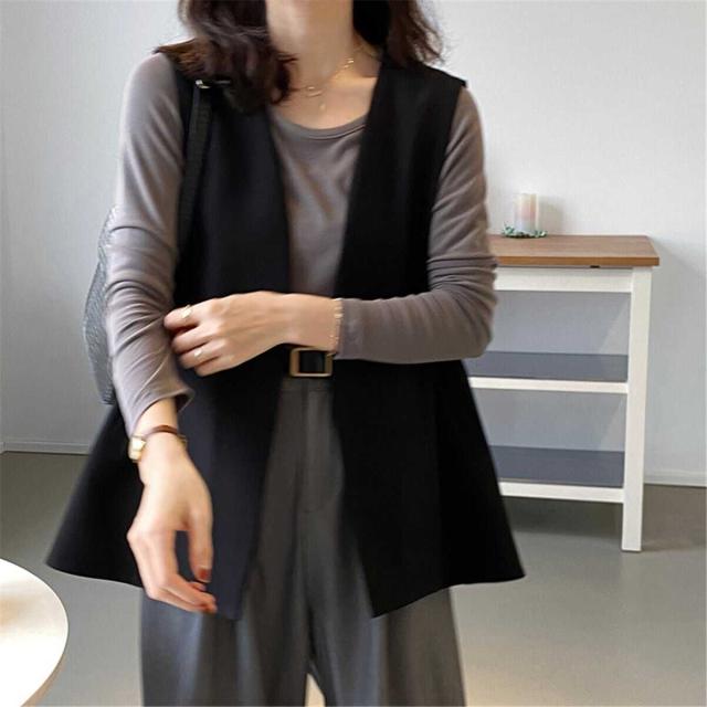 ベスト トップス レディース 羽織り Tシャツ オーバーサイズ  ギャザー 半袖 クルーネック ベスト 前開き モード ヴィンテージ風 レトロ ショート丈 バブルスリーブ レース かわいい