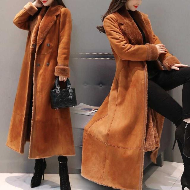 レディース ジャケット 上着 羽織り コート アウター ロング丈 ムートンコート ボア 裏起毛 ムートン 韓国 体型カバー 高見え 美スタイル 暖かい 可愛い かわいい かっこいい 高品質 大人