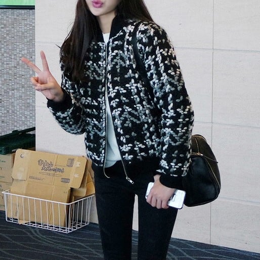 シックなジャケット アウター ジャケット ショート ジャケット ショート丈 チェック 格子柄 千鳥柄 キルト 温かい 防寒 防風 きれいめ 韓国 大人 シック 上品 トレンド おしゃれ オルチャン