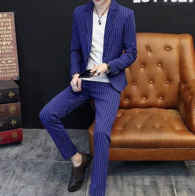 スーツ 紳士服 男 メンズ 人気 おすすめ おしゃれ お洒落 激安 安い 格安 送料無料 プチプラ 上下セット セットアップ 一つ釦 一つボタン ジャケット パンツ スラックス ストライプ