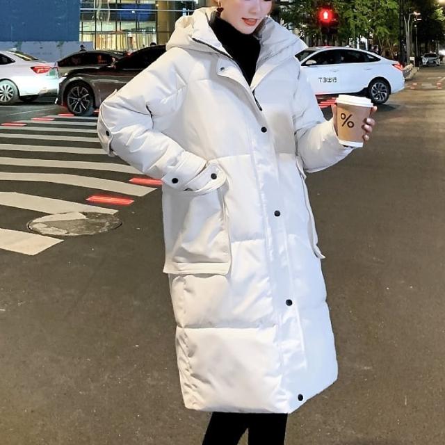 中綿コート レディース アウター ダウンコート  肘あて 韓国風 ミディアム丈 ひざ丈 中綿ダウンコート ロング丈 軽い 軽量 フード付き 冬服 厚手 アウター  暖かい 大きいサイズ スリム