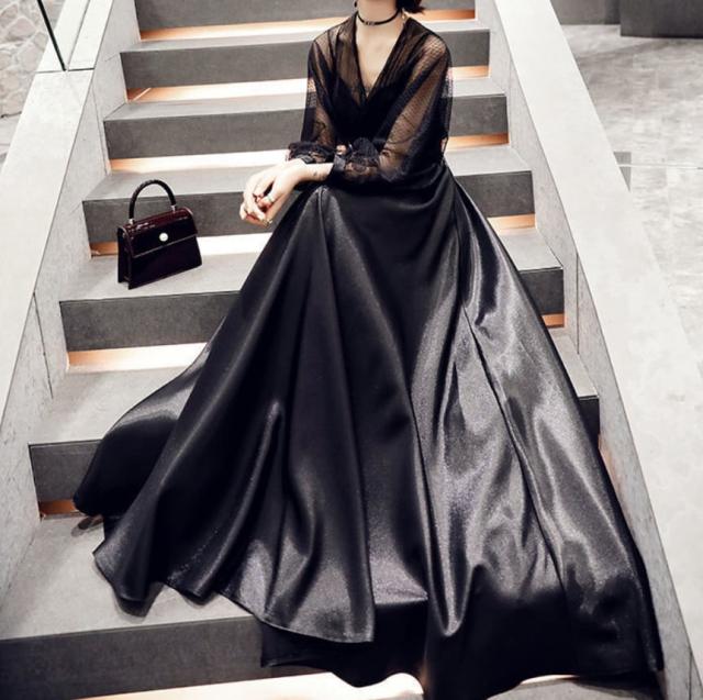 ドレス おすすめ おしゃれ お洒落 激安 安い 送料無料 プチプラ パーティードレス お呼ばれ ドレス フォーマル ドレス ロングドレス ラウンジ ドレス イブニング ドレス シースルー ドレス