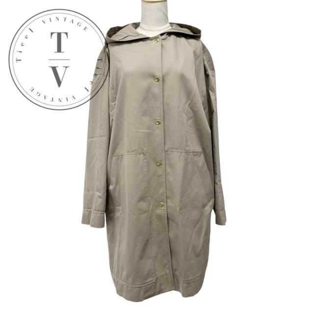 パトゥ PATOU アウター コットン ベージュ コート オーバーサイズパーカー 長靴をはいたネコ