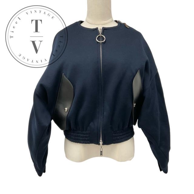 ルイヴィトン LOUIS VUITTON モノグラム アウター ネイビー ブラック 未使用 ブルゾン ジャケット