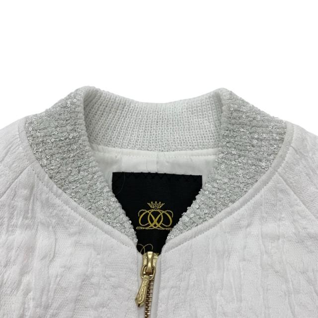 ドゥロワー Drawer アウター ホワイト ゴールド パフィージャガード