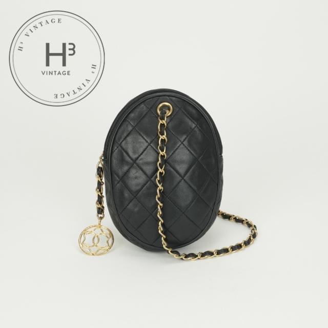 シャネル CHANEL マトラッセ バッグ ショルダーバッグ ラムスキン ブラック 黒 ゴールド金具 チェーンショルダーバッグ ココマーク