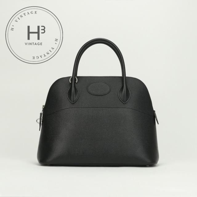 エルメス HERMES ボリード31 ボリード 31 バッグ トートバッグ ショルダーバッグ エプソン ノワール ブラック 黒 シルバー金具
