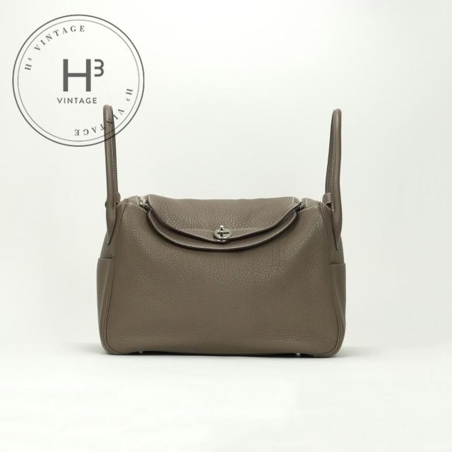 エルメス HERMES リンディ34 リンディ 34 バッグ トートバッグ ショルダーバッグ トリヨンクレマンス エトゥープ etoupe ブラウン Brown