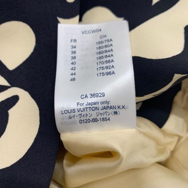 ルイヴィトン LOUIS VUITTON ワンピース ウール アイボリー ブラック