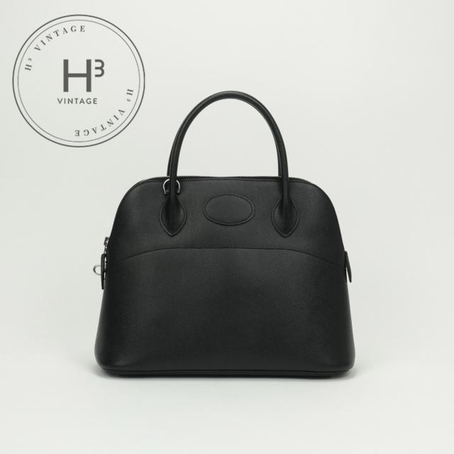 エルメス HERMES ボリード31 ボリード 31 バッグ トートバッグ エプソン ノワール noir ブラック Black 黒 シルバー金具 ヴォーエプソン