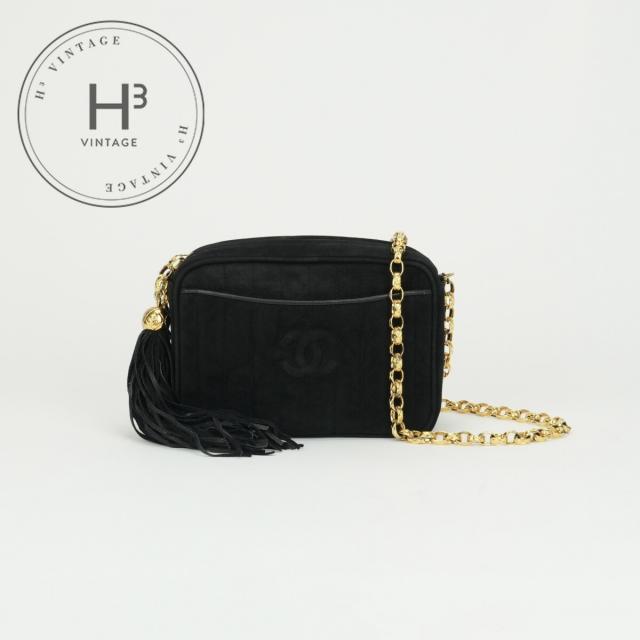 シャネル CHANEL マドモアゼル バッグ ショルダーバッグ スエード レザー ブラック black 黒 ゴールド金具 チェーンショルダーバッグ