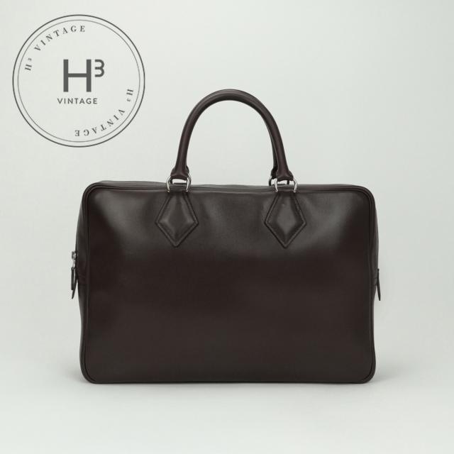エルメス HERMES プリュムドック40 プリュムドック 40 バッグ ビジネスバッグ ブリーフケース エヴァーグレイン ブラウン brown 茶