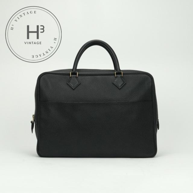 エルメス HERMES プリュムドッグ38 プリュムドッグ 38 バッグ ビジネスバッグ ブリーフケース トリヨンクレマンス ノワール Noir