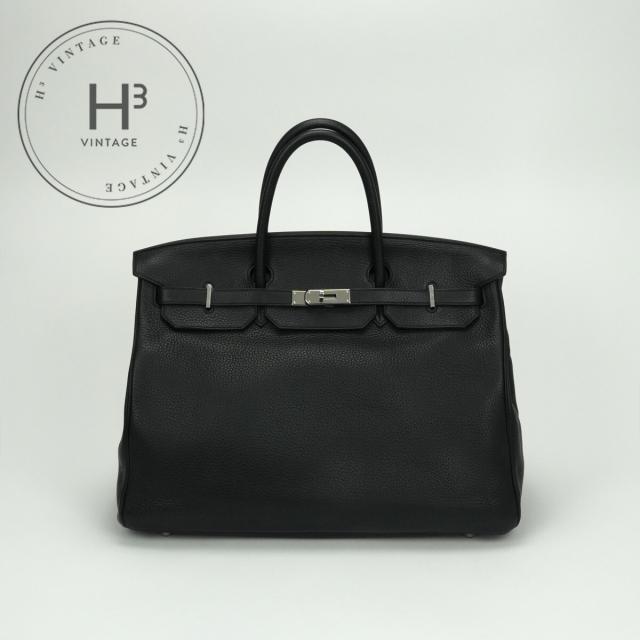エルメス HERMES バーキン40 バーキン 40 バッグ トートバッグ トゴ ノワール Noir ブラック Black 黒 シルバー金具