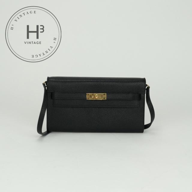 エルメス HERMES ケリーウォレットトゥーゴー ケリーウォレット トゥーゴー シェブルミゾル 財布 長財布 ロングウォレット