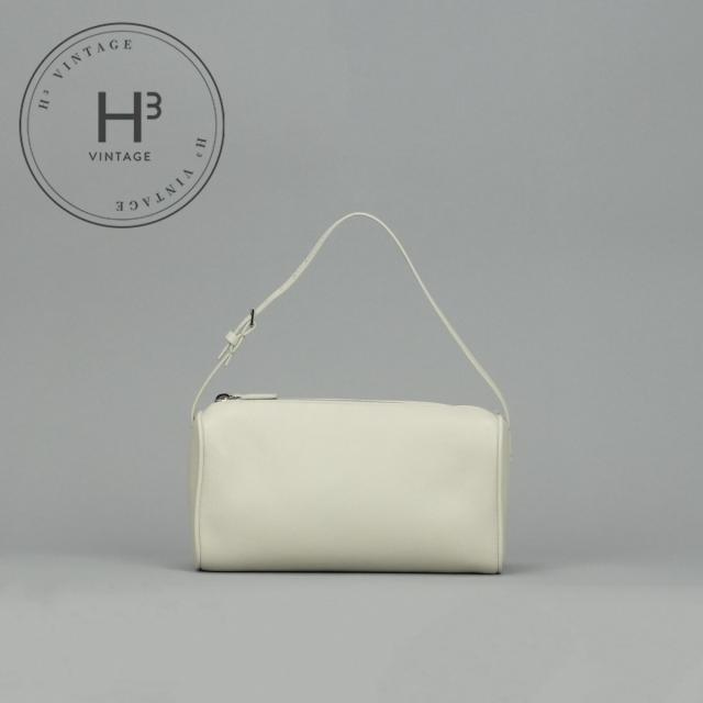 ザ ロウ THE ROW 90s バッグ ショルダーバッグ レザー アイボリー シルバー金具