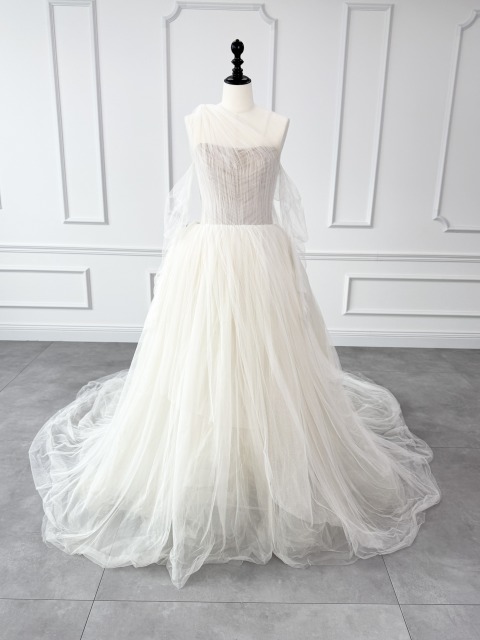ヴェラウォン VERA WANG イングランティン INGRANTINE ウェディングドレス ホワイト 白 ファーストオーナー　チュール