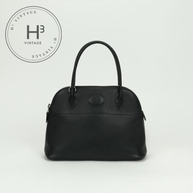 エルメス HERMES ボリード27 ボリード 27 バッグ トートバッグ エバーグレイン ノワール Noir ブラック Black 黒 シルバー金具