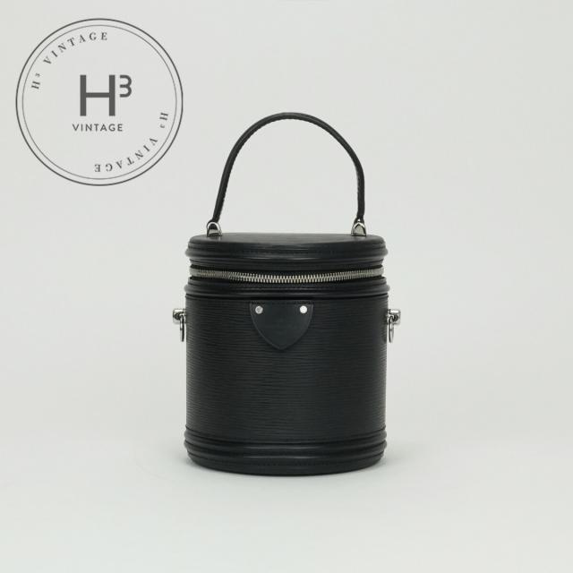 ルイヴィトン LOUIS VUITTON カンヌ バッグ トートバッグ ショルダーバッグ エピレザー ブラック Black 黒 シルバー金具 2way ハンドバッグ