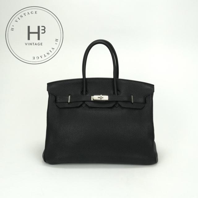 エルメス HERMES バーキン35 バーキン 35 バッグ トートバッグ トリヨンクレマンス ノワール Noir ブラック Black 黒 シルバー金具