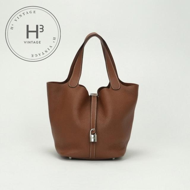 エルメス HERMES ピコタンロックMM ピコタンロック MM ピコタンロック22 バッグ トートバッグ トリヨンクレマンス ゴールド Gold