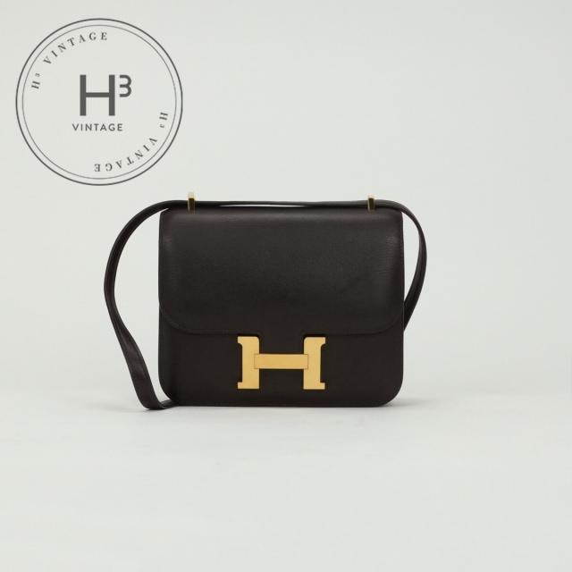 エルメス HERMES コンスタンス3 ミニ18 コンスタンス 3 ミニ 18 バッグ ショルダーバッグ エバーカーフ カフェ Cafe ブラウン Brown 茶