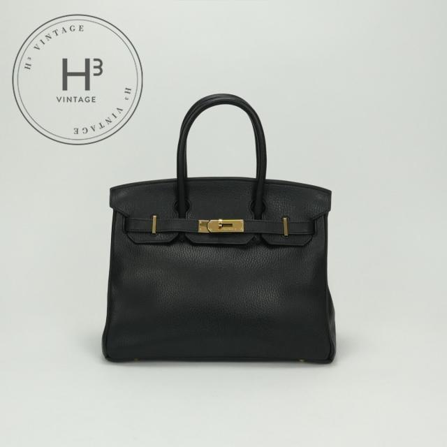 エルメス HERMES バーキン30 バーキン 30 バッグ トートバッグ アルデンヌ ノワール Noir ブラック Black 黒 ゴールド金具 ハンドバッグ