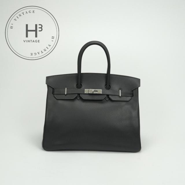 エルメス HERMES バーキン35 バーキン 35 バッグ トートバッグ エプソン グラファイト Graphite グレー Gray シルバー金具 ヴォーエプソン