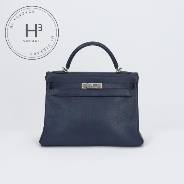 エルメス HERMES ケリー32 ケリー 32 バッグ トートバッグ ショルダーバッグ シェーブルコロマンデル ブルーロイ Blueroy ブルー Blue 青