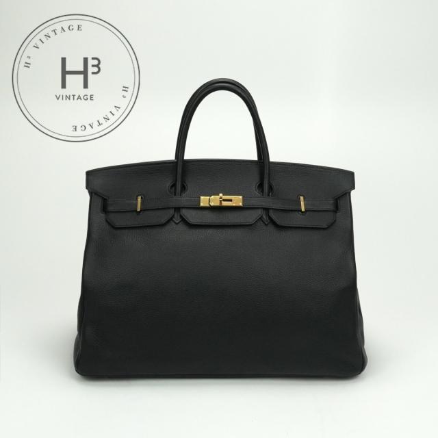 エルメス HERMES バーキン40 バーキン 40 バッグ トートバッグ トゴ ノワール Noir ブラック Black 黒 ゴールド金具 ハンドバッグ