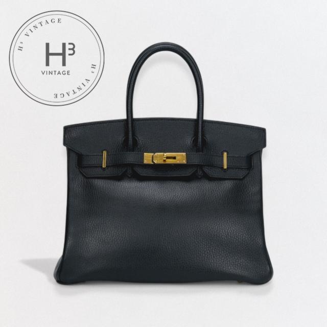 エルメス HERMES バーキン30 バーキン 30 バッグ トートバッグ アルデンヌ ノワール noir ブラック Black 黒 ゴールド金具 ハンドバッグ