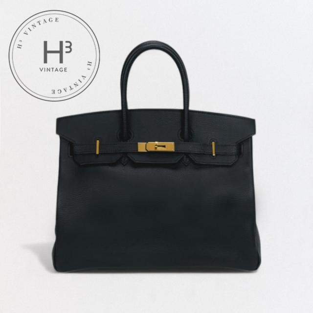 エルメス HERMES バーキン35 バーキン 35 バッグ トートバッグ アルデンヌ ノワール noir ブラック Black 黒 ゴールド金具 ハンドバッグ