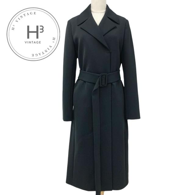 ザロウ The Row アウター ポリエステル ブラック 黒 ロングコート