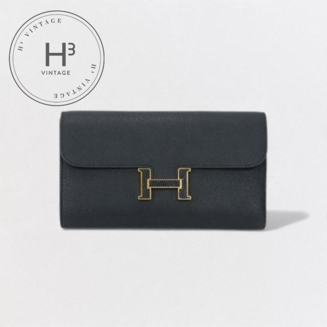 エルメス HERMES コンスタンスロングトゥーゴー コンスタンスロング トゥーゴー 財布 長財布 ロングウォレット エプソン ノワール Noir