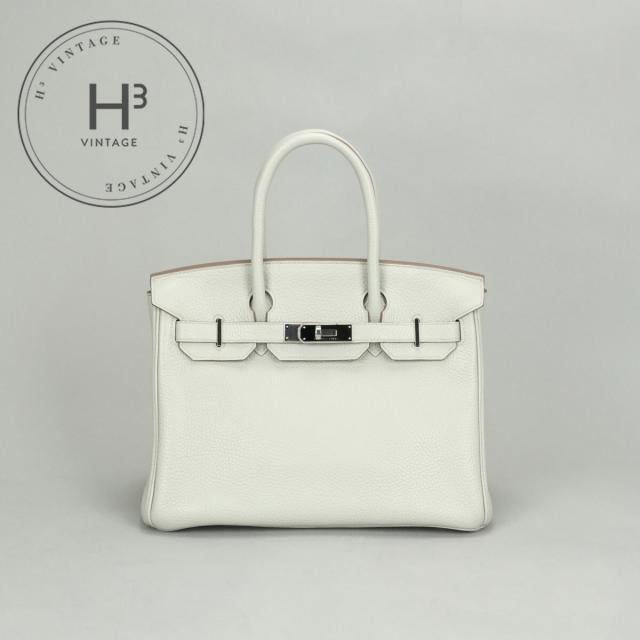 エルメス HERMES バーキン30 バーキン 30 バッグ トートバッグ トリヨンクレマンス パールグレー Pearl Gray グレー Gray シルバー金具