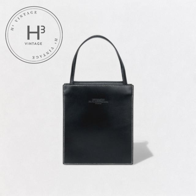 エルメス HERMES ルーシーPM ルーシー PM バッグ トートバッグ ボックスカーフ シェーブル ノワール Noir ブラック Black 黒 ハンドバッグ