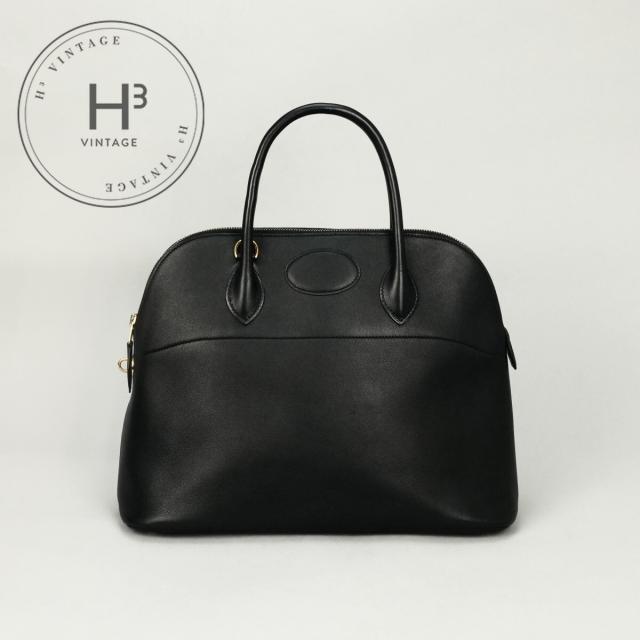 エルメス HERMES ボリード35 ボリード 35 バッグ トートバッグ ショルダーバッグ ガリバー ノワール Noir ブラック Black 黒 ゴールド金具