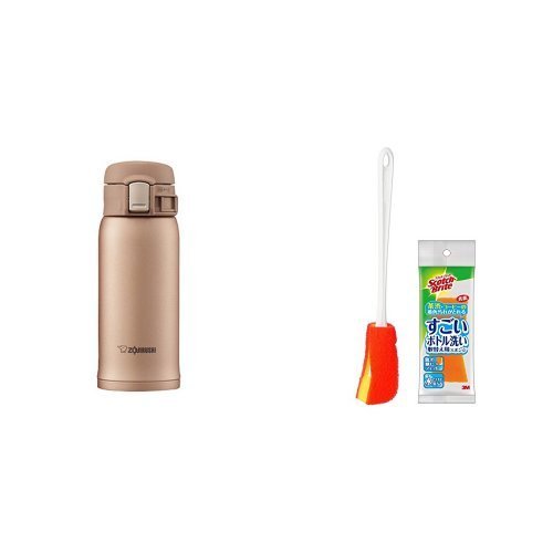 【セット買い】象印(ZOJIRUSHI) 水筒 直飲み 【ワンタッチオープン】 ステンレスマグ 360ml マットゴールド SM-SD36-NM + すごいボトル洗の通販はau PAY ...