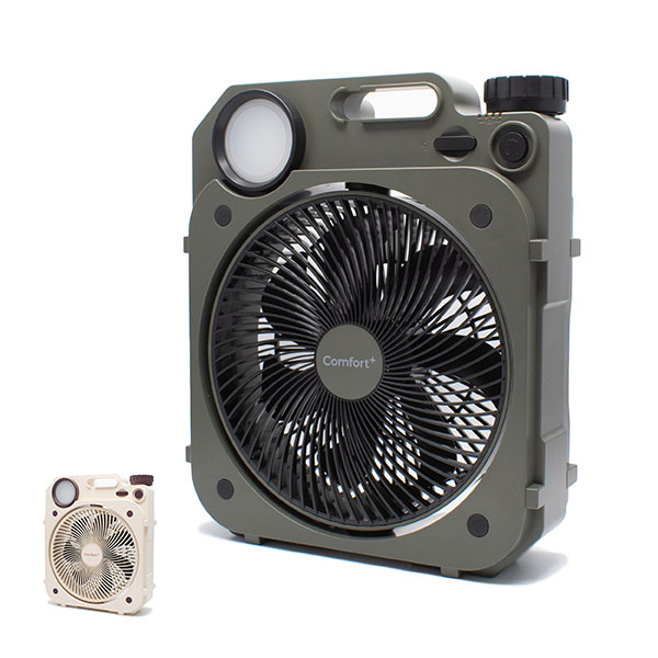 クマザキエイム 充電式薄型送風扇 Air Force Fan 1台