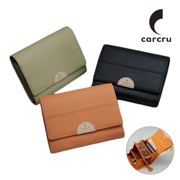 エイチアンドエイ carcru(カルクル) カードが見やすく取り出しやすいフラップ財布 1個