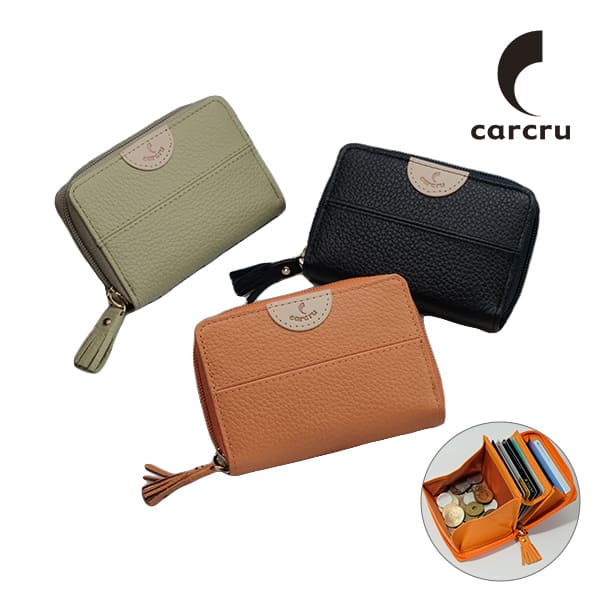 エイチアンドエイ carcru(カルクル) カードも小銭も取り出しやすい財布 1個