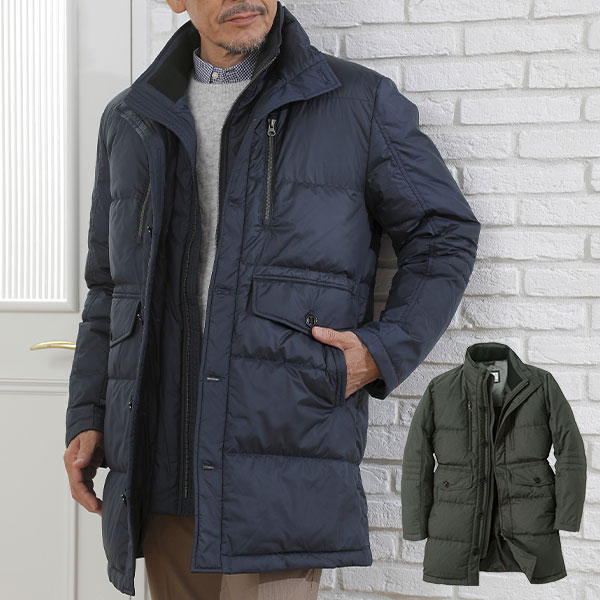 ハワード ユナイテッド フェイクレイヤード10ポケットダウンコート 3U5-64583 1着